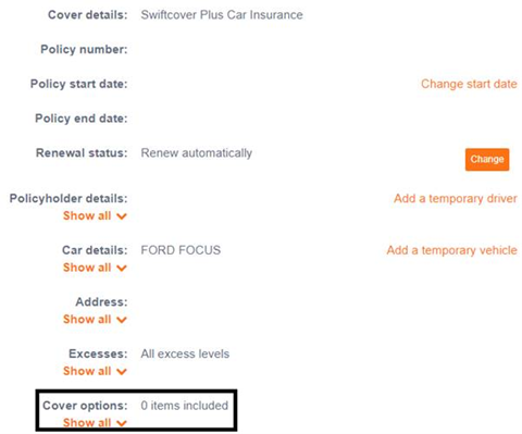 Swiftcover Help Page