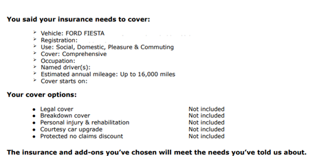 Breakdown Insurance Online Policy Documents | Swiftcover